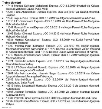 Mumbai rains: Several trains delayed, cancelled due to heavy downpour | India News – India TV