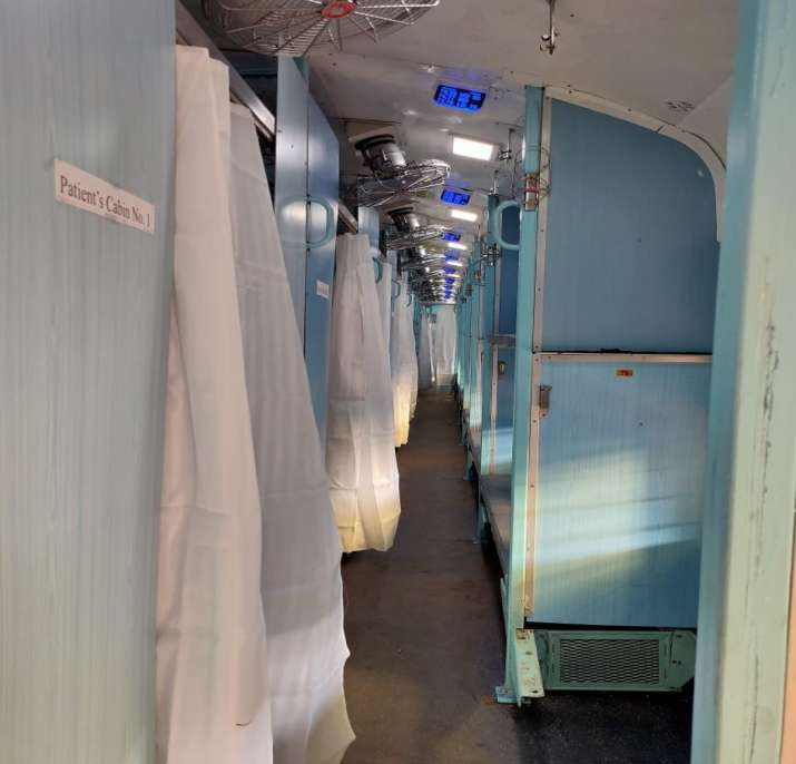 Coronavirus: Photos show how Indian Railways turns train coaches into ...