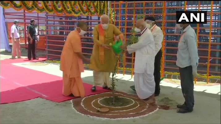 Ayodhya Ram Mandir Bhoomi Pujan Live Updates Muhurat Time Pm Modi Yogi