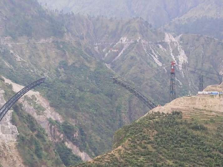 Udhampur Srinagar Baramulla railway line project deadline cost Katra ...