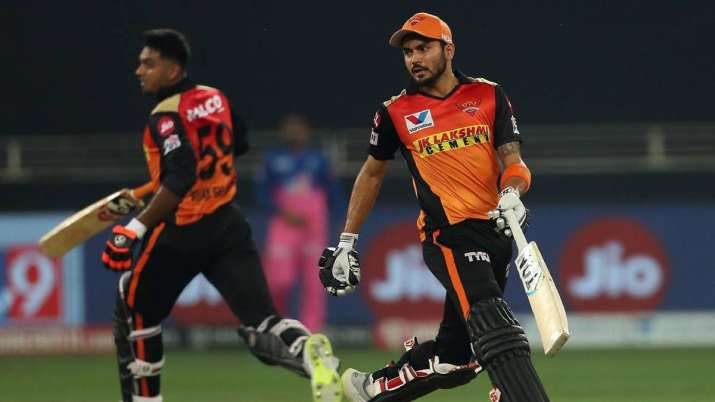 IPL 2020: Manish Pandey's 83 helps SRH reign supreme over Rajasthan ...