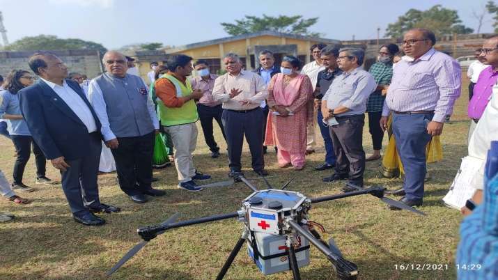 Maharashtra: Drone used for transportation of COVID-19 vaccines in ...