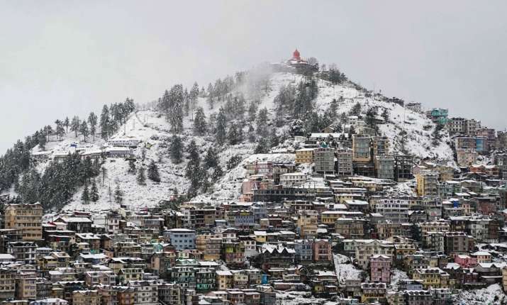 IN PICS: Fresh spell of snowfall lashes Shimla; temperature drops to ...