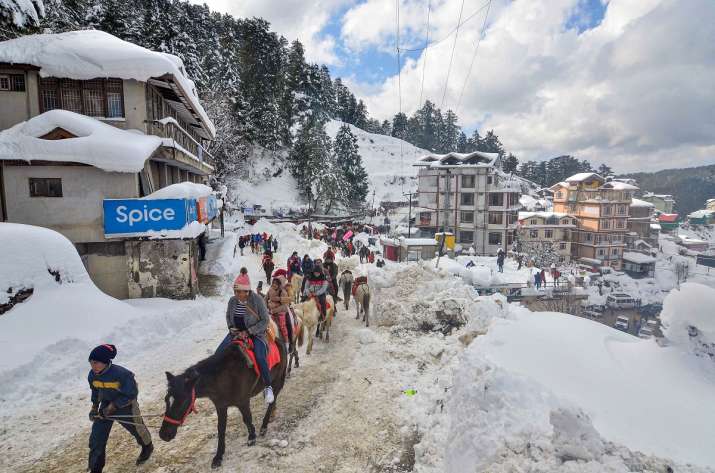 IN PICS: Fresh spell of snowfall lashes Shimla; temperature drops to ...