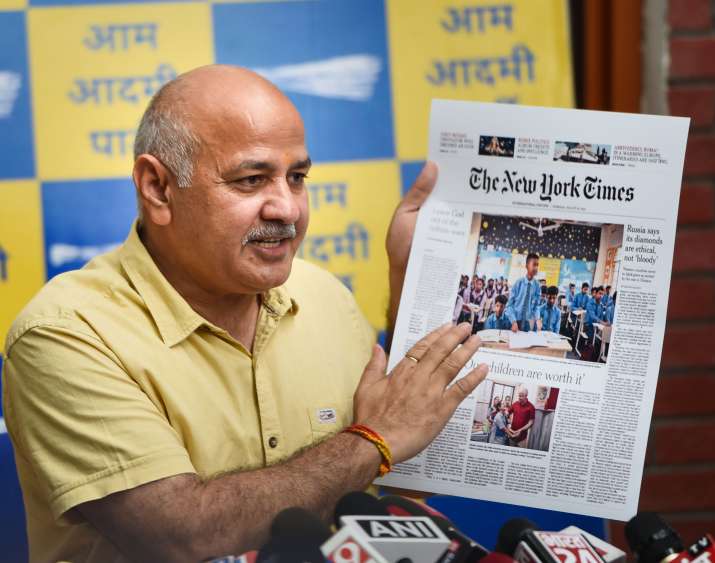 Manish Sisodia, accused in excise policy scam, says BJP not worried about fraud, but Arvind ...