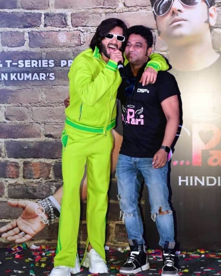 Ranveer Singh releases Devi Sri Prasad aka DSP's first non-film Hindi ...