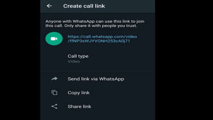 WhatsApp Create Call Link Feature: Step-by-step guide to creating audio ...