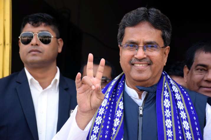 Tripura swearing-in ceremony: Manik Saha takes oath as CM for second ...