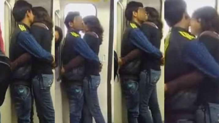 Delhi Metro Is The New Oyo Viral Videos Of Couples Kissing And