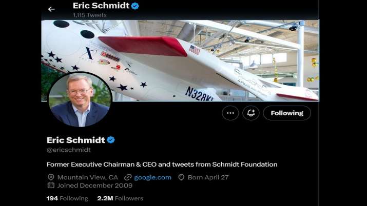 AI tools like ChatGPT could be a risk - Former Google CEO's warns | Technology News – India TV