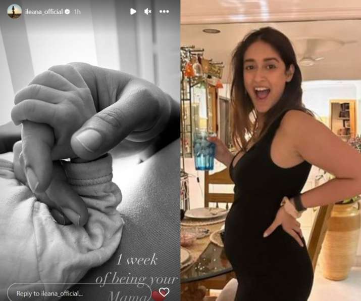 Ileana D'Cruz marks one week of becoming mother; shares adorable photo ...