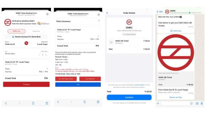 Check these easy steps to buy Delhi Metro tickets via WhatsApp ...