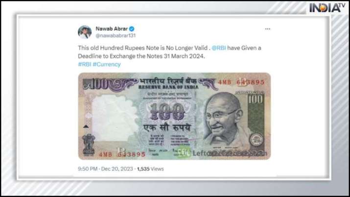 Fact Check: Is RBI planning to scrap old Rs 100 notes? Here's truth ...