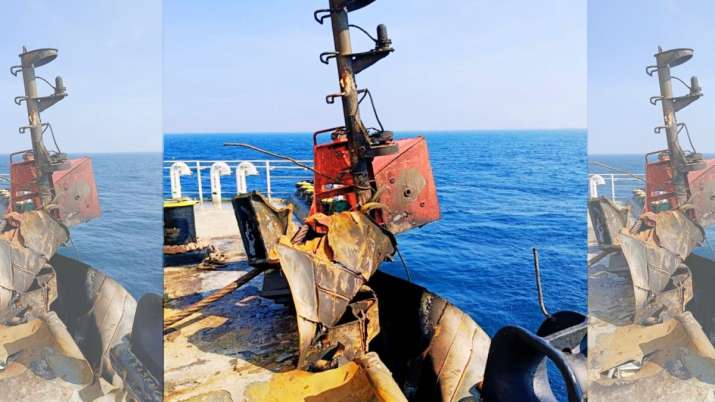 Indian Navy confirms MV Chem Pluto suffered drone attack, deploys major warships in Arabian Sea ...