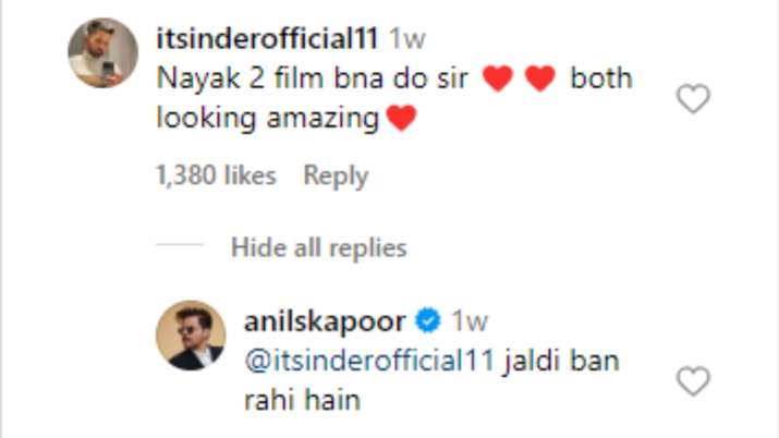 Did Anil Kapoor hint that Nayak 2 is in the works? Deets inside ...