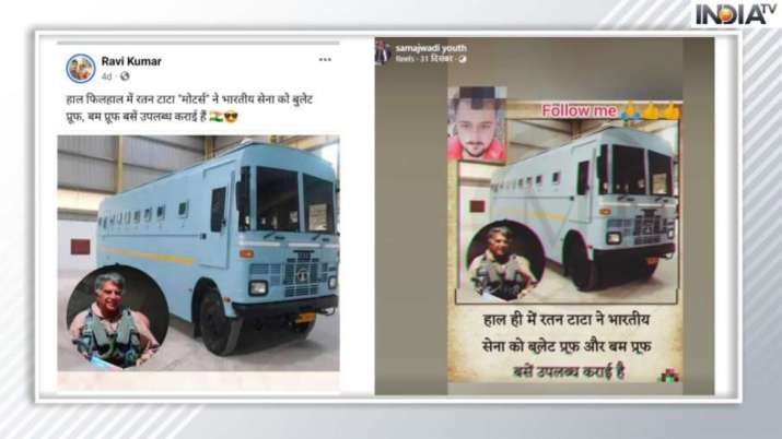 Fact Check: No, Ratan Tata didn't present bulletproof buses to Indian ...