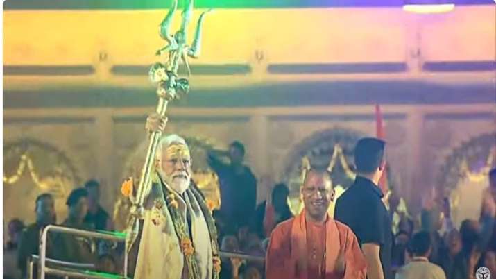 PM Modi's mega roadshow, visit to Kashi Vishwanath temple in Varanasi ahead of Lok Sabha polls ...