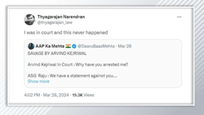 FACT CHECK: Alleged 'savage' courtroom exchange between Delhi CM ...