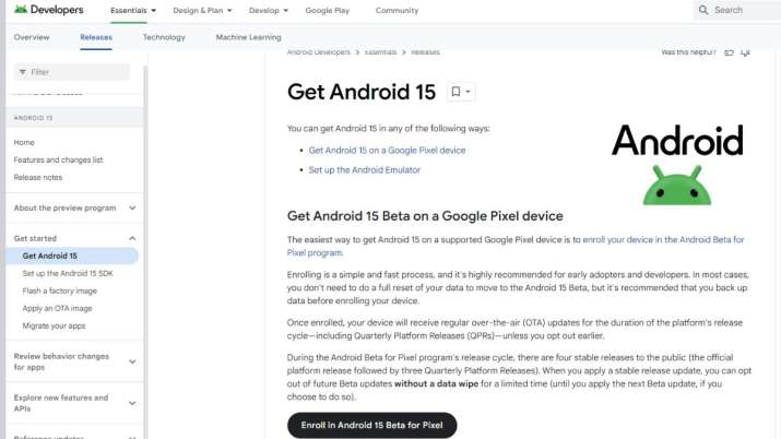 Android 15 Beta 2 to release tonight with AI advancements – India TV
