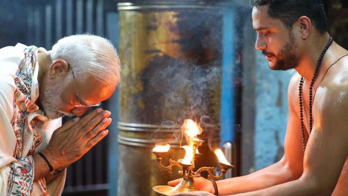 PM Modi begins two-day long meditation at Vivekananda Rock Memorial in ...