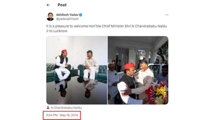 Fact Check: Did Akhilesh Yadav meet Chandrababu Naidu to discuss post-poll alliance? Here's the ...