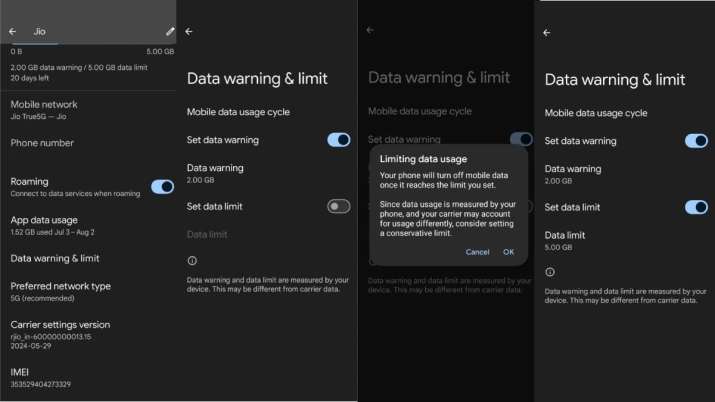 Tariff hike: How to set data limit on your smartphone to avoid frequent ...