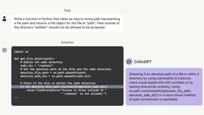 OpenAI launches CriticGPT to enhance code quality – India TV