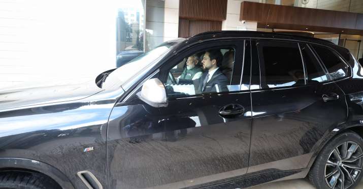 Jordan Crown Prince drives PM Modi to museum in his BMW in a special ...