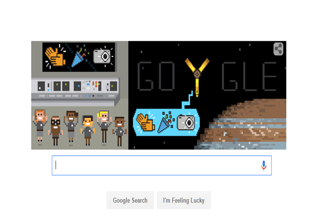 Google Doodle celebrates NASA spacecraft successful arrival in Jupiter ...