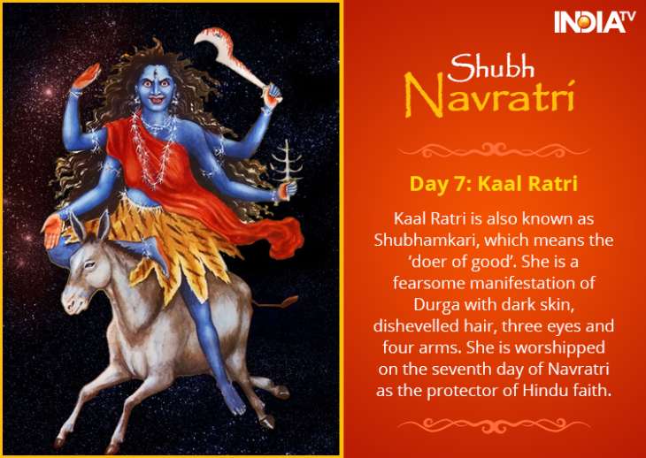 Navratri 2017 Day 7 Mahasaptami: Know about Goddess Kaal Ratri, Puja ...