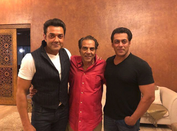 Salman Khan to Dharmendra: Our Dharmji is our Dharmji! Chalo in this ...
