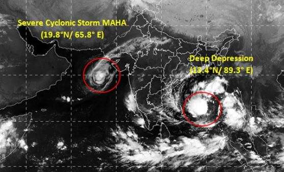 Cyclone Maha: Air pollution may be strengthening cyclones in Arabian ...