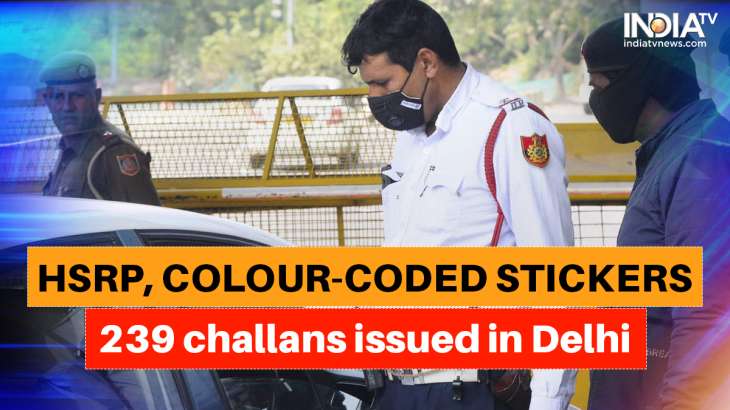 HSRP challan locations, how to apply online for HSRP color coded fuel ...