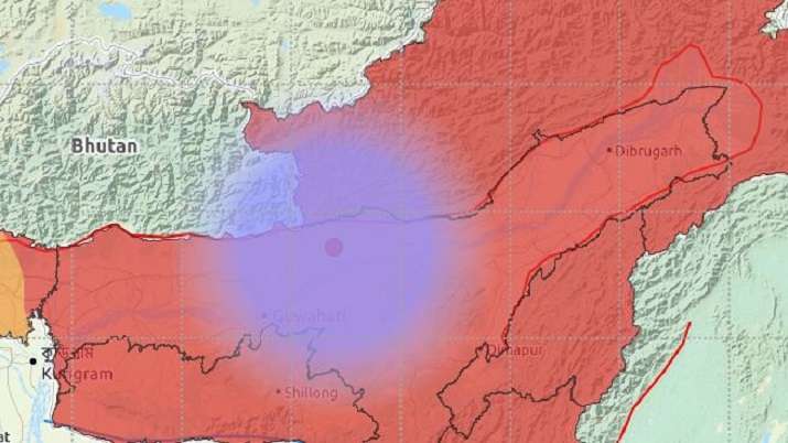 Earthquake Assam Sonitpur tremors epicentre magnitude | India News ...