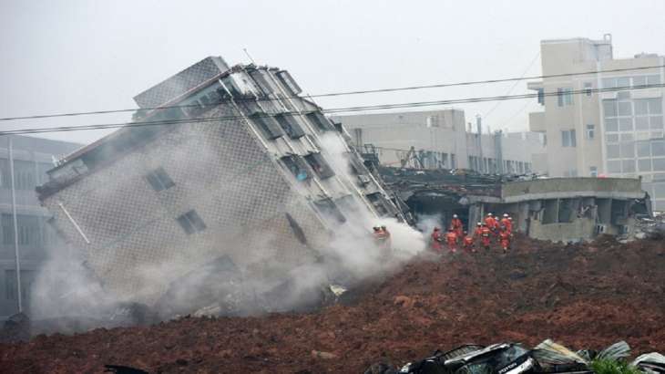 5 rescued from building collapse in China, dozens missing | World News ...