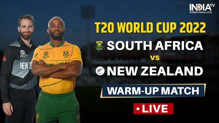 SA vs NZ, 1st Warm-Up, Highlights: SA beat NZ by 9 wickets | Cricket ...
