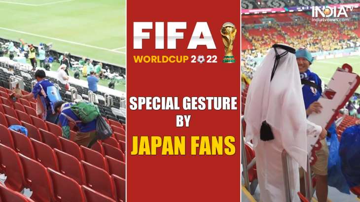 FIFA World Cup 2022: Japanese fans win hearts with their extraordinary ...