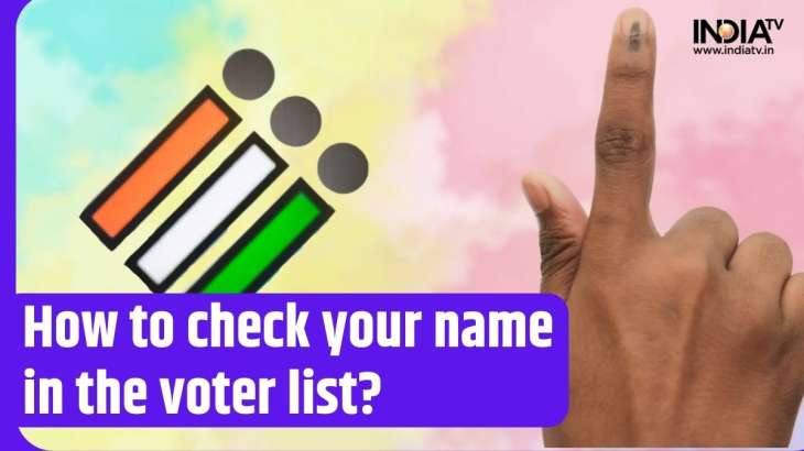 How to check your name in the voter list? | Technology News – India TV