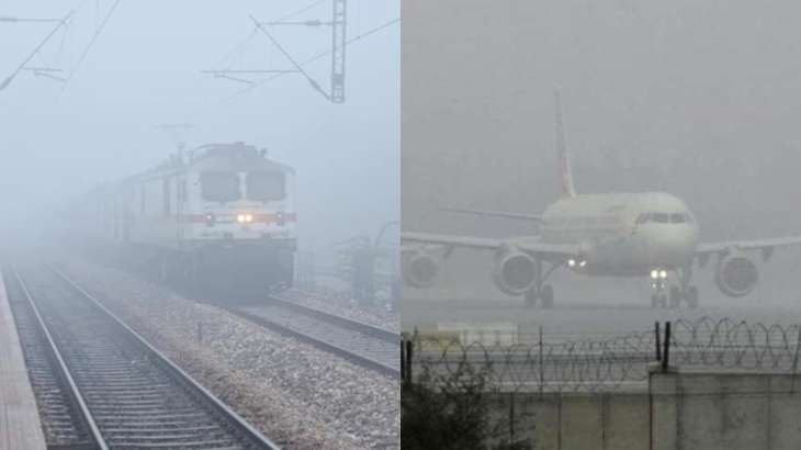36 trains running late in Northern Railway region, several flights delayed due to dense fog ...