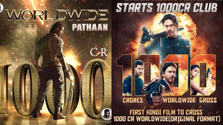 Shah Rukh Khan’s Pathaan enters 1000 crore club at global box office; checkout Yash Raj Films ...