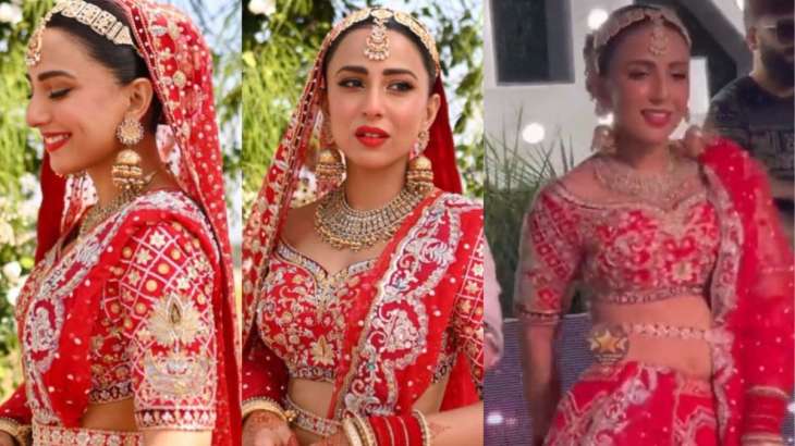Pakistani actress turns Hindu bride for her wedding, gets slammed for ...