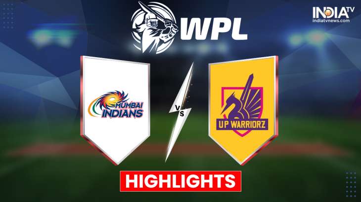 MIW vs UPW WPL 2023 Highlights: UP Warriorz become the first team to ...