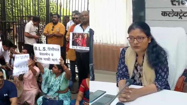 'No Namaz offered in school': Hathras DM as right-wing group recites ...