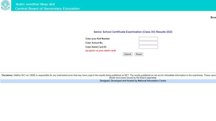 CBSE Board Result 2023 Live: Class 10th 12th Result 2023 (OUT) on cbseresult.nic.in | Exam ...