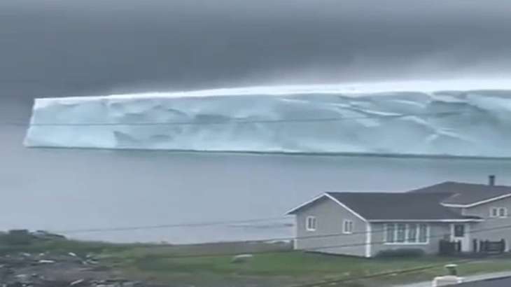 Enormous iceberg seen approaching Canadian island of Newfoundland ...