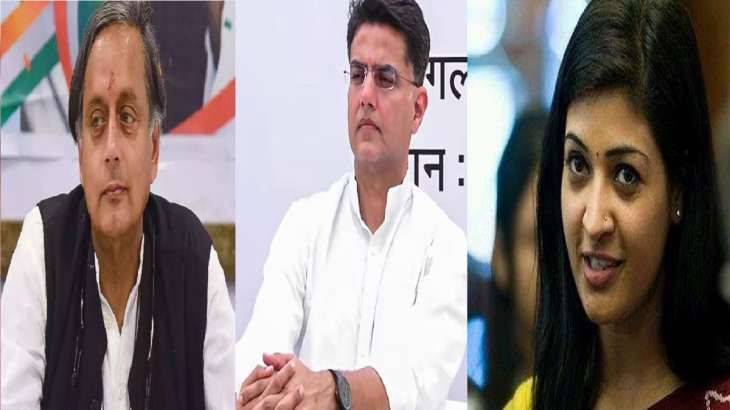 Congress CWC reshuffle: How Shashi Tharoor, Sachin Pilot and Alka Lamba ...