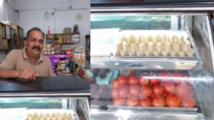 Viral video: Tomatoes are now being sold in sweet shop in Chhattisgarh's Korba | Trending News ...