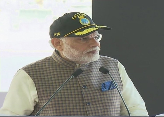 PM Modi commissions first made-in-India Scorpene-class submarine, terms ...