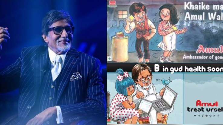 Amul pays tribute to the living legend Big B on his 78th birthday ...