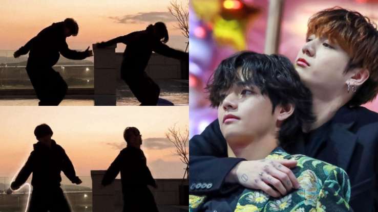 BTS Jungkook and V's explosive video on Run BTS goes viral; ARMY loves Taekook's dance together ...